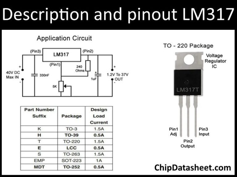LM317 Voltage Regulator Datasheet (PDF) from Manufacturers